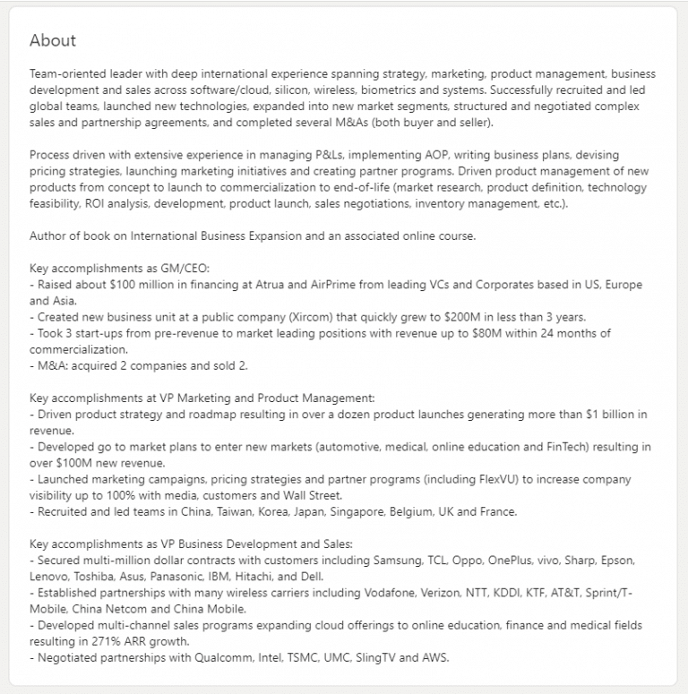 20 of the Best Short Professional Bio Examples to Inspire You – Launch ...